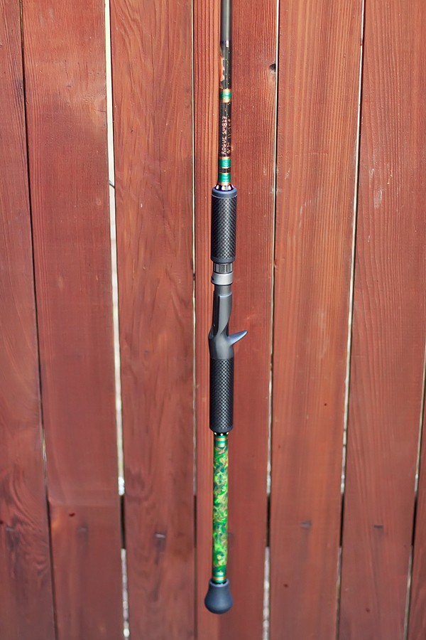 REEL TECH CUSTOM – Split Grip Salmon Rod with Custom Marbling | The ...